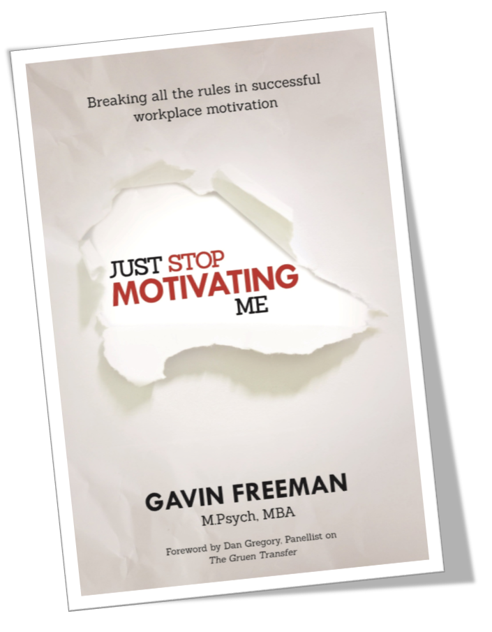 Gavin Freeman Releases Now Book: Just Stop Motivating Me - Speakers ...